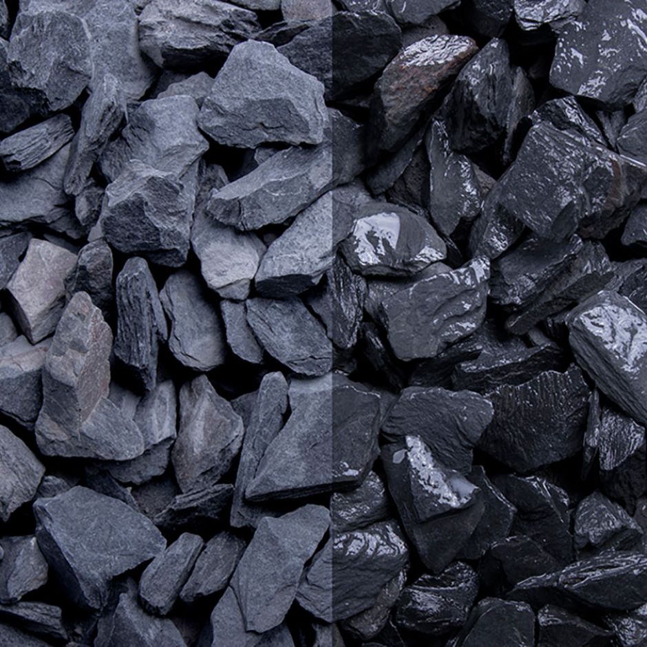 Galet concassé, Canadian Slate noir | BENZ24