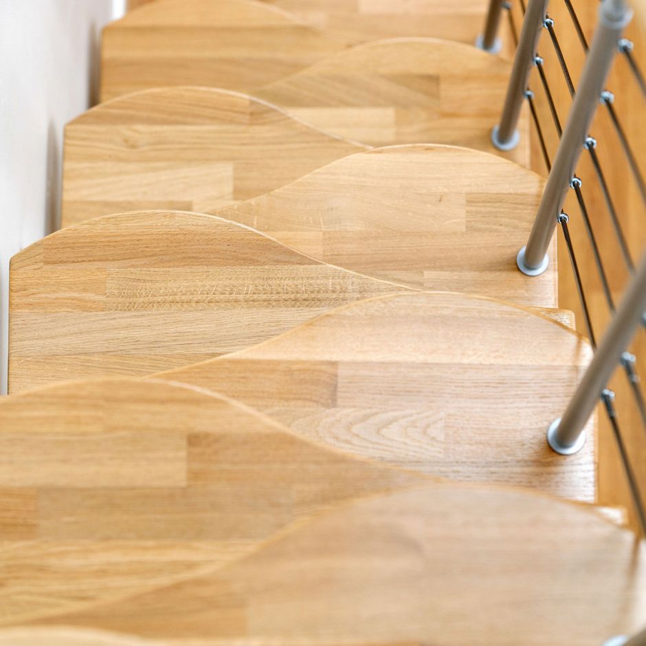 Escalier modulaire DOLLE Basel, incl. garde de corps en acier inox