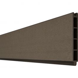 Clôture GroJa Solid protection visuelle élément simple couleur terra ...