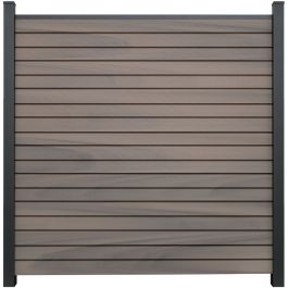 Clôture GroJa Solid Rhombus BPC (bambou composite) panneau à composer ...