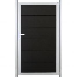 Portillon GroJa Viento pour clôture occultante, gris anthracite